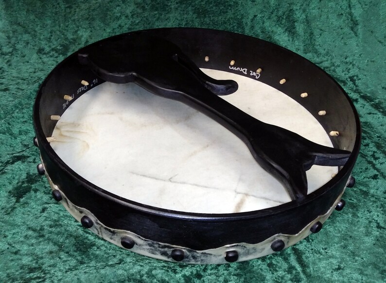Kitty Cat European Style Pegged Rawhide Shaman Drum, Deer, Horse or ...