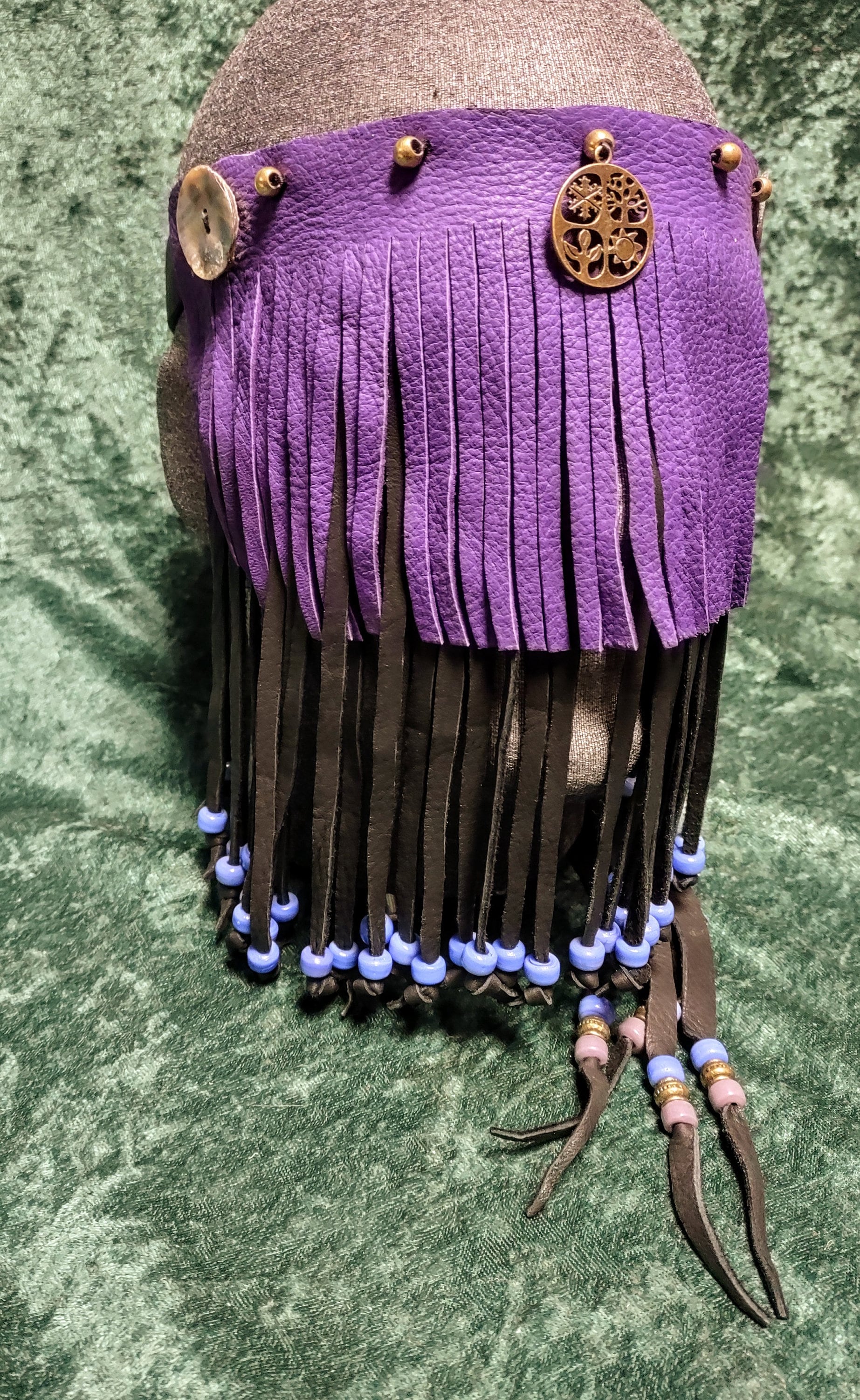 Custom Double Deluxe Shaman's Mask, Deer Leather With Choice of Glass ...