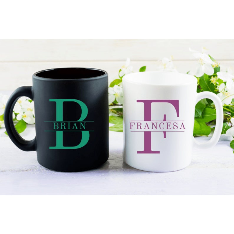 Split Monogram Alphabet SVG, PNG, Split Monogram Frame Alphabet, Cut ...