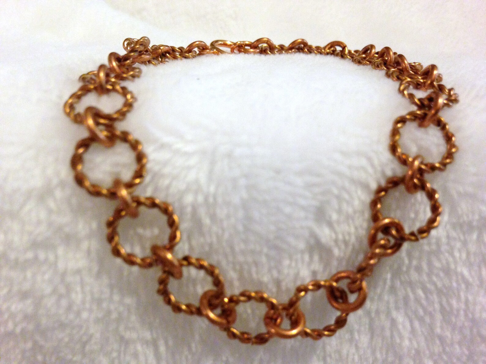 Copper Chainmail Bracelet, Chain Mail Bracelet, Chainmaille Jewelry ...