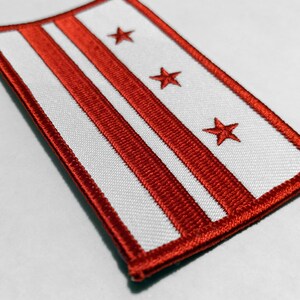 Washington DC Flag Patch - Etsy