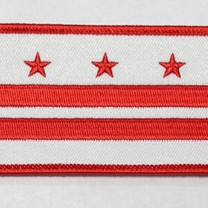 Washington DC Flag Patch - Etsy