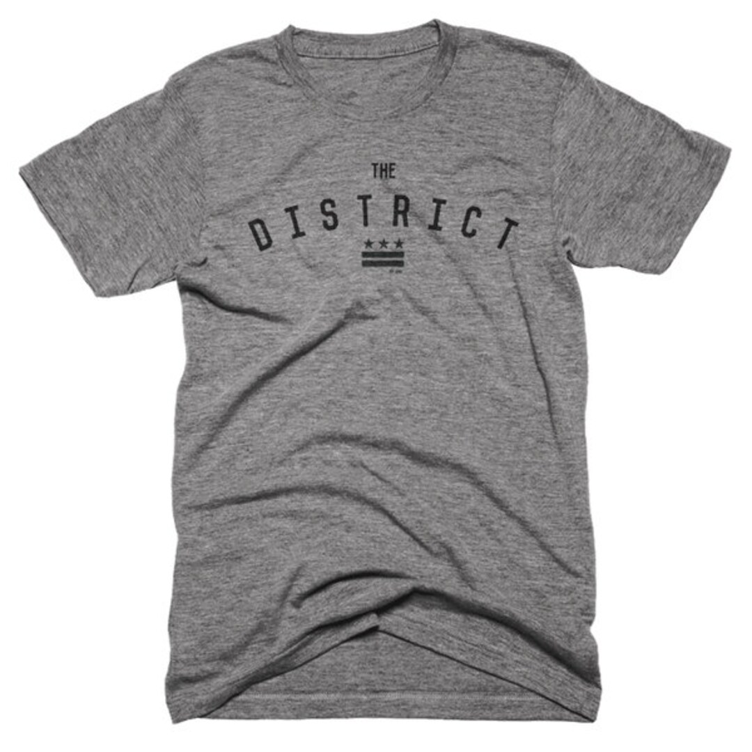 The District Tee gray Washington DC T-shirt - Etsy