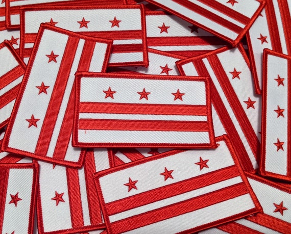 Washington DC Flag Patch - Etsy