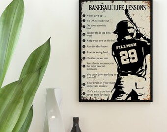 Life Lessons Baseball - Etsy