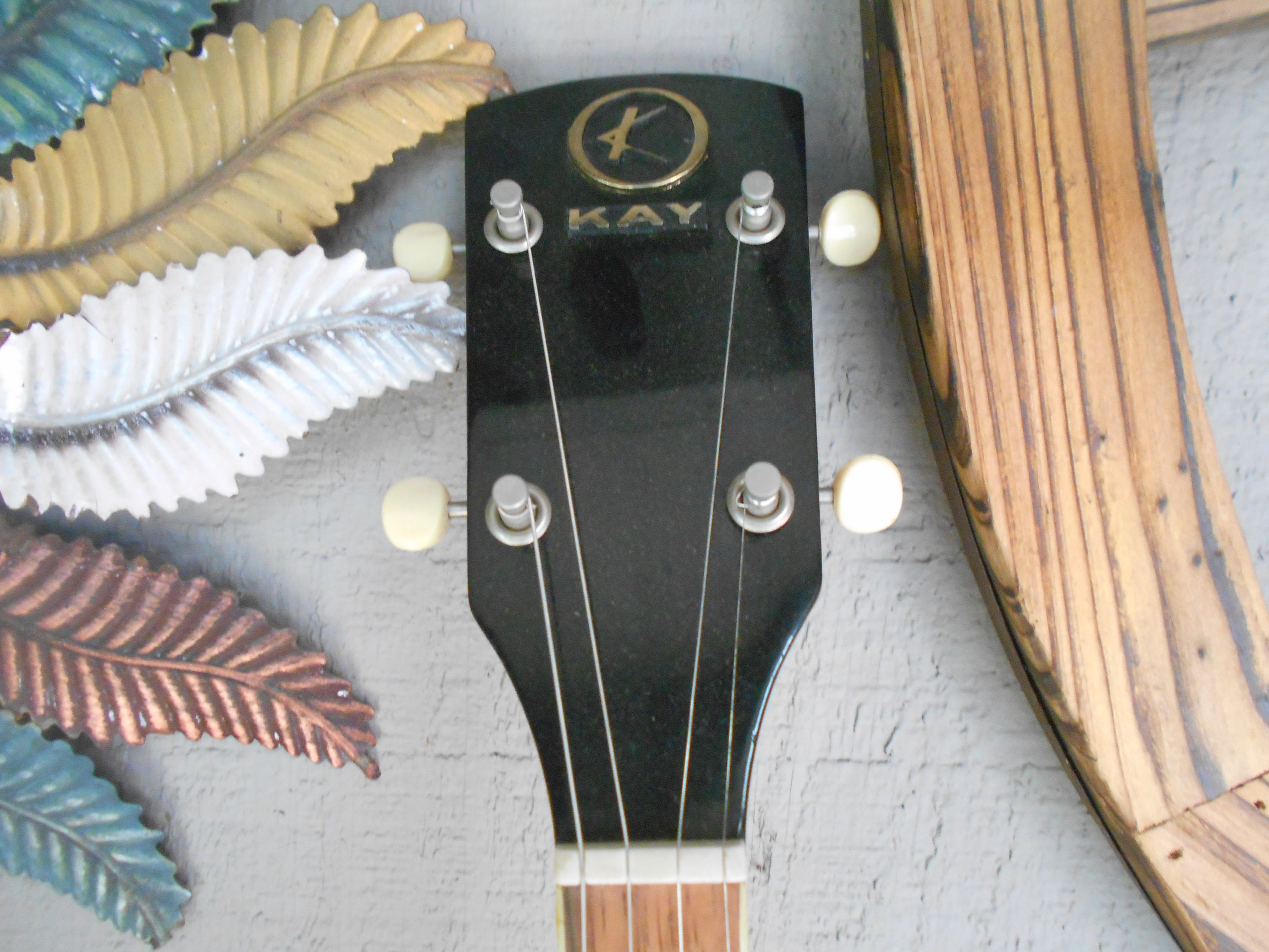 1960s Kay 4 String Tenor Banjo, Kluson Tuners Comes With Original Chip ...