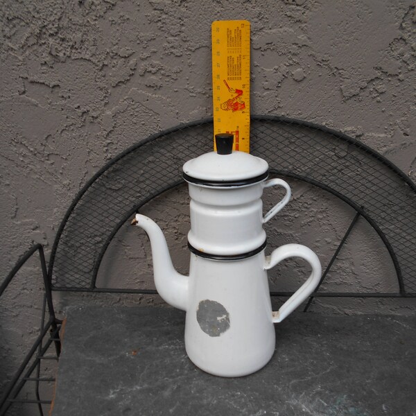 White Enamel Ware - Etsy