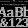 Alphabet Diamond & Gold PNG Files Digital Clip Art. Diamond Letters ...