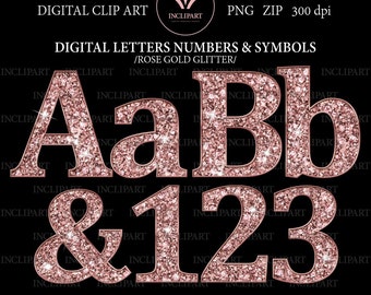 Rose Gold Glitter | Etsy