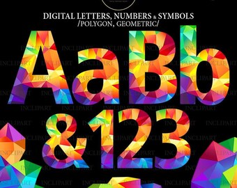 Chalk Numbers Letters & Symbols Clip Art. Chalkboard Alphabet - Etsy