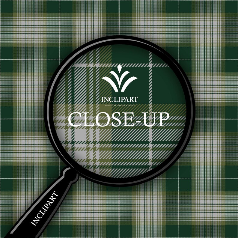 Tartan Digital Paper Clipart PNG File Format. Kelso Tartan - Etsy