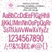 Pink Glitter Letters Numbers Symbols PNG Files Digital Clip - Etsy