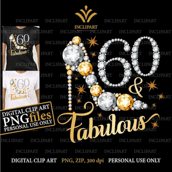 60th Birthday Party Clip Art