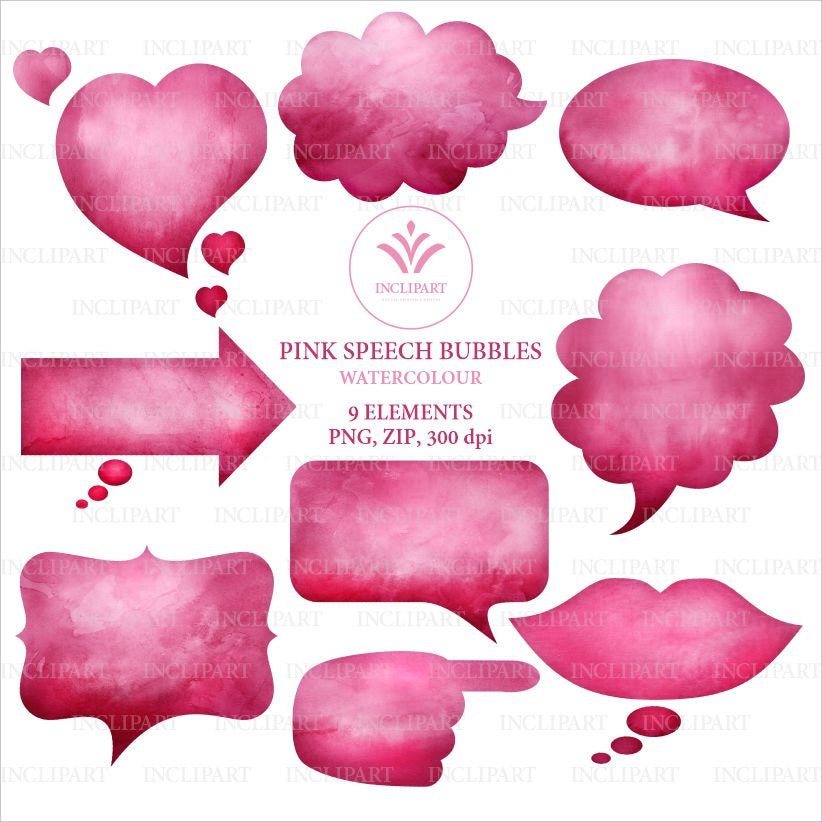 Pink Bubble Clip Art