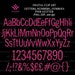 Pink Glitter Letters, Numbers, Symbols PNG Files Digital Clip Art ...