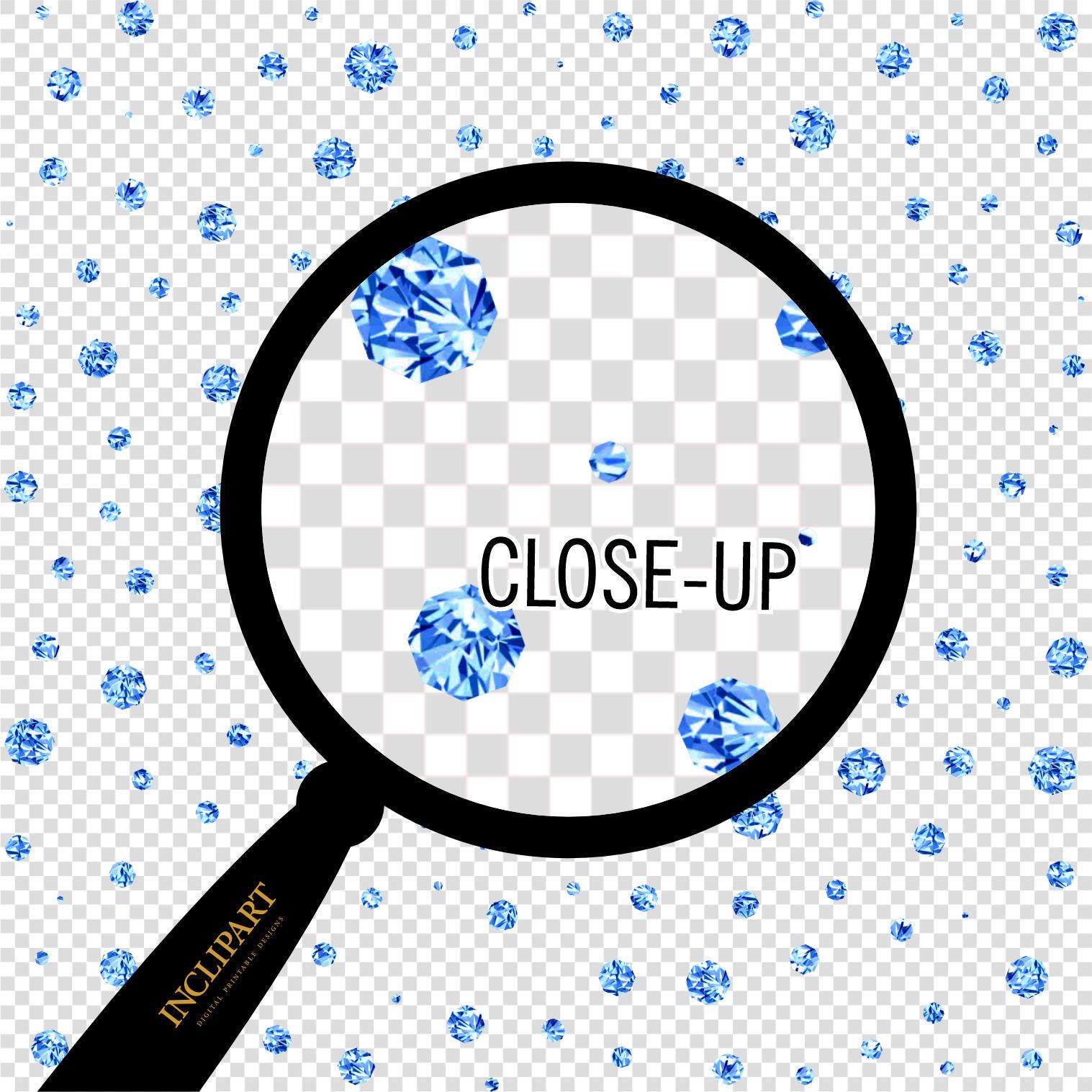 Blue Diamond Overlay Clipart PNG File Format. Blue Rhinestone Overlay ...