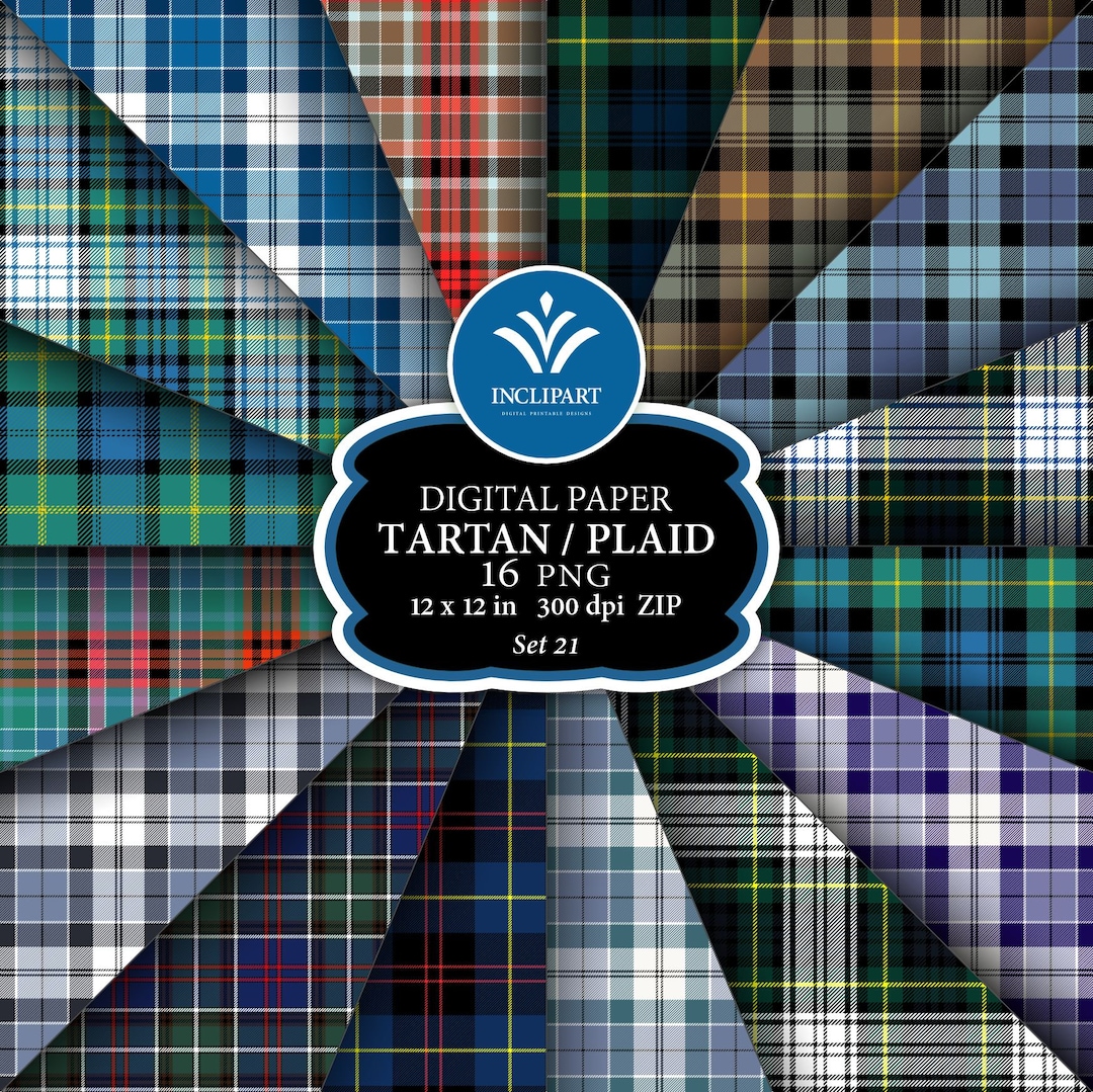 Tartan Digital Paper PNG File Format. Gordon, Strathclyde Tartan ...