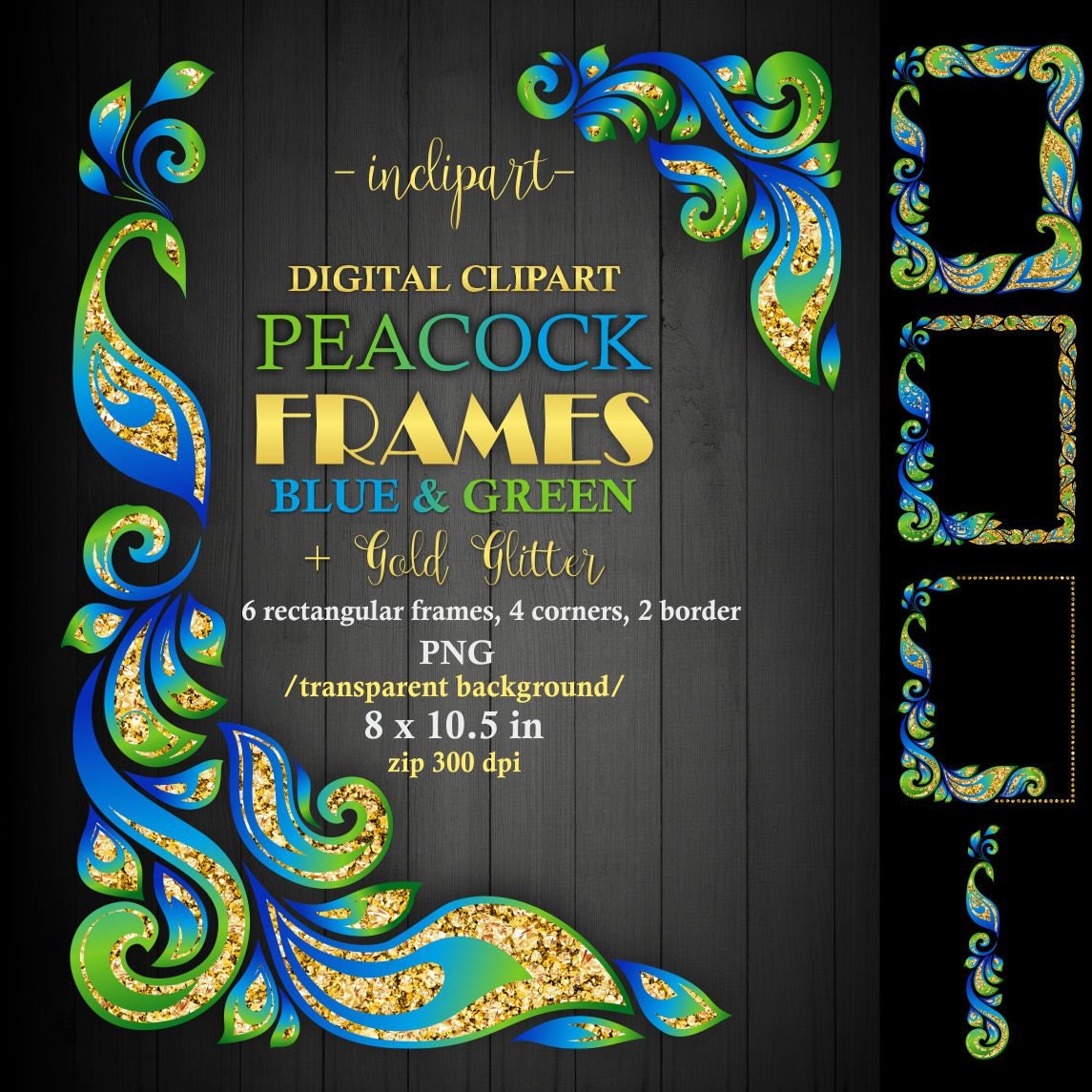 Peacock Border