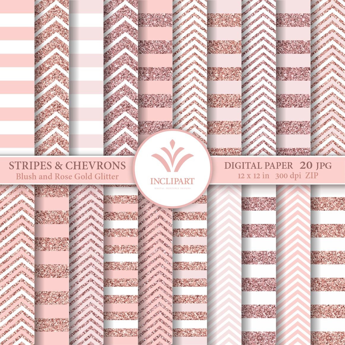 Art & Collectibles Drawing & Illustration Pink and Gold Geometric ...