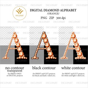 Diamond Alphabet. Digital Letters, Numbers, Symbols Clip Art PNG ...