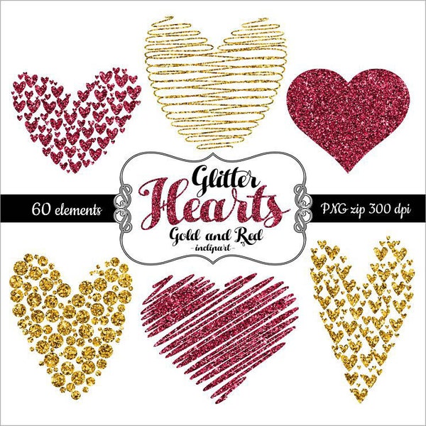 Deep Red Heart - Etsy