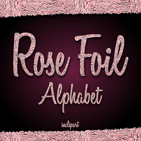 Foil Alphabet - Etsy