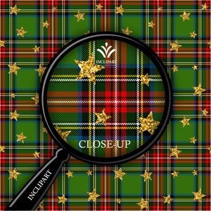 Christmas Tartan Digital Paper Clipart PNG. Scottish Plaid, Tartan ...