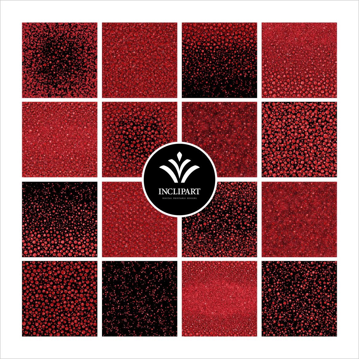 Red Diamond, Ruby Digital Paper Clipart JPG. Rhinestone, Gem Glitter ...