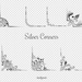Silver Corner, Page Divider Clipart. 15 Various Decorative Elements in ...
