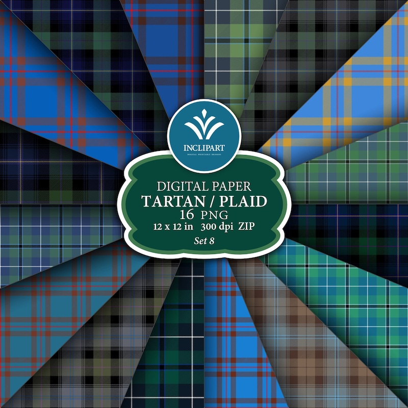 Blue Douglas Plaid - Etsy