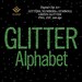 Green Glitter Letters, Numbers, Symbols PNG Files Digital Clip Art ...