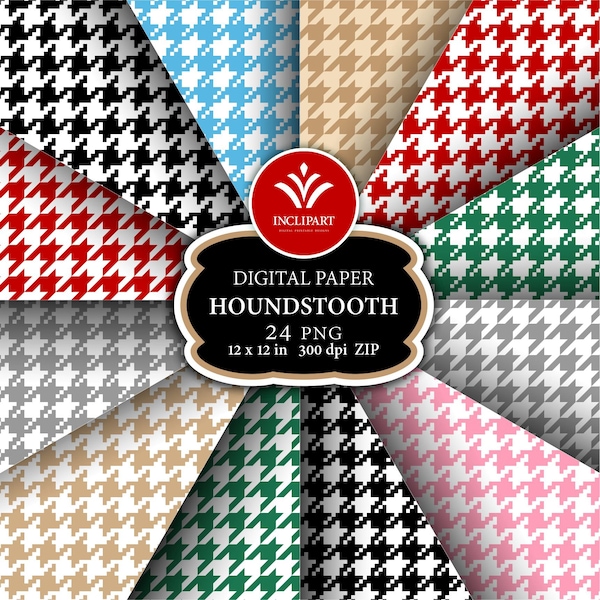 Houndstooth Clip Art - Etsy