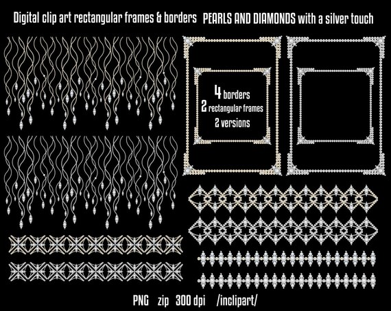 Bordes Y Marcos De Perlas Borde De Marco Cuadrado Con Perlas Rojas En