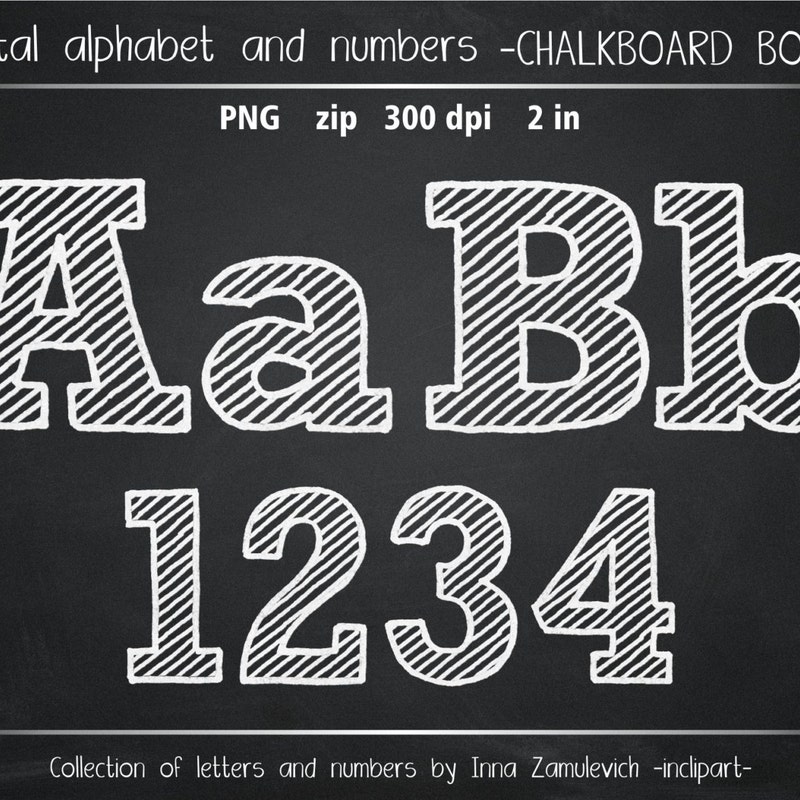 Chalk Letters - Etsy