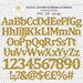 Gold Glitter Alphabet Digital Clipart PNG File Format. Letters and ...
