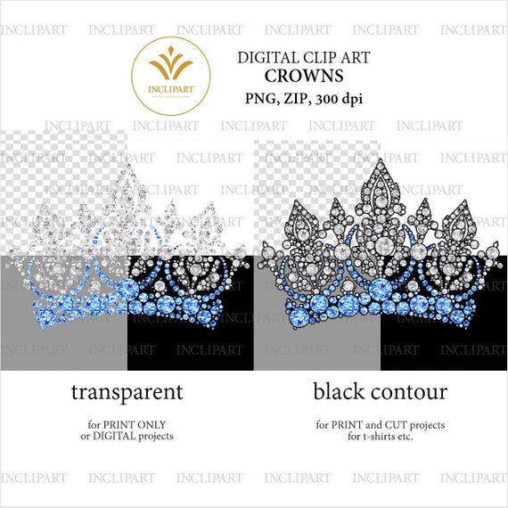 Blue Tiara Clip Art Transparent Background