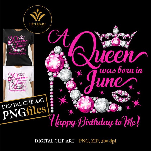 June Birthday Clipart - Etsy