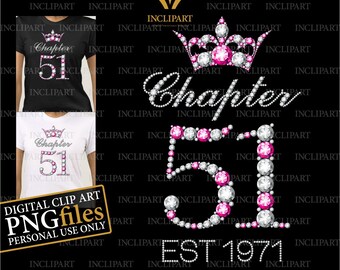 51st Birthday Png | Etsy