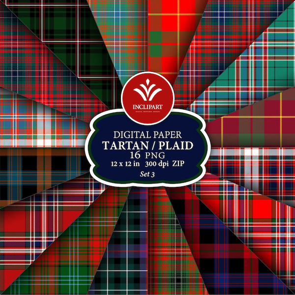 Tartan Paper - Etsy