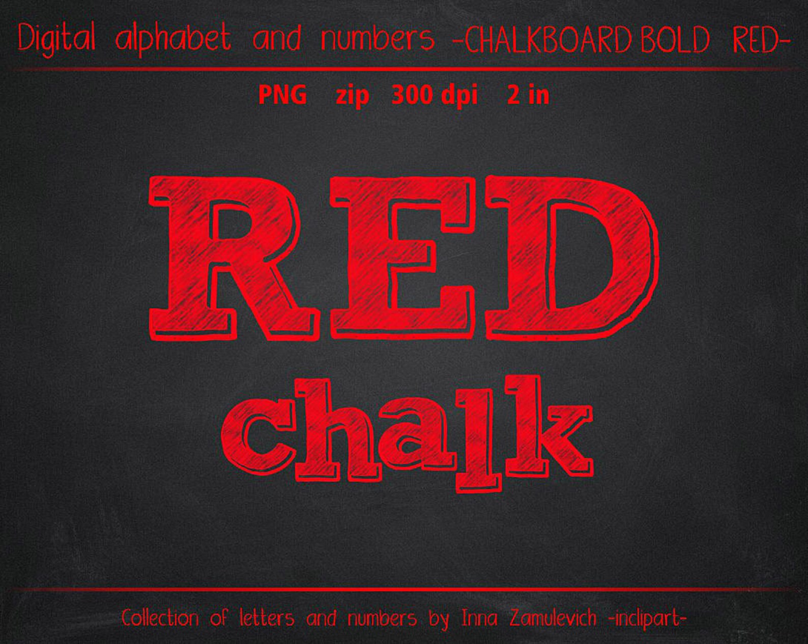 Red Chalk Letters Numbers& Symbols Clip Art. Chalkboard | Etsy