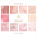 Blush & Rose Watercolour Digital Paper Clip Art. Set of 10 JPG ...