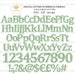 Sage Green Glitter Alphabet Digital Clipart PNG File Format. Letters ...