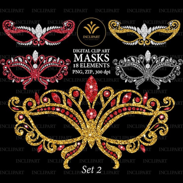 Diamond Masks - Etsy