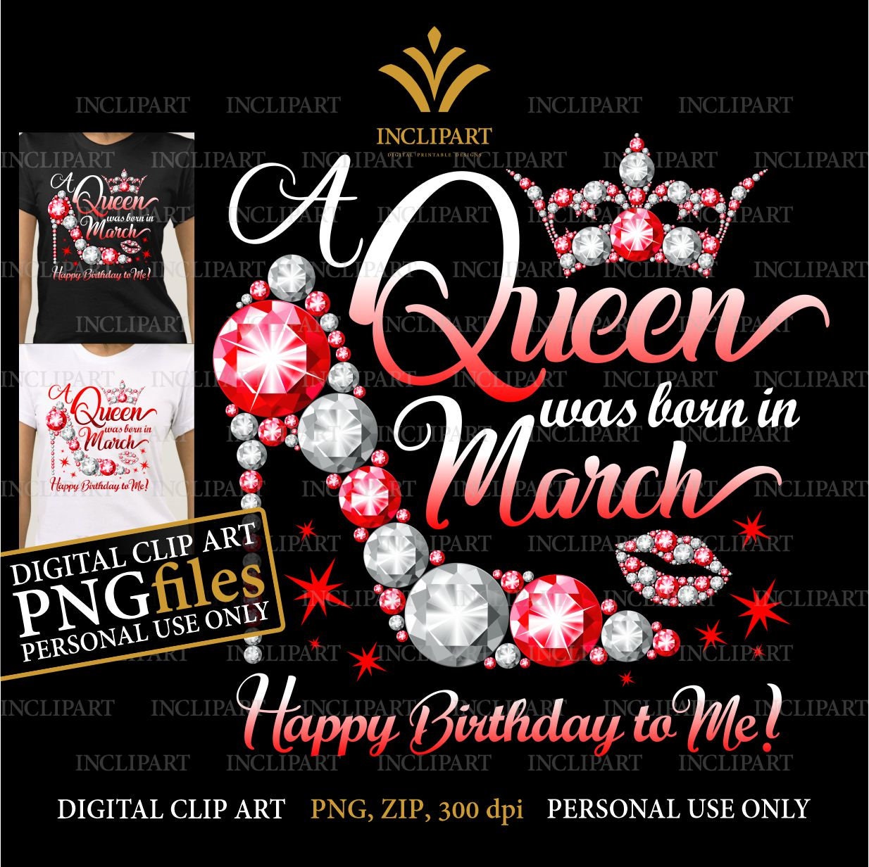 March Birthday Clip Art