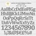 Silver Glitter Alphabet Digital Clipart PNG File Format. Letters and ...