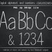 Chalkboard Alphabet Clip Art. Chalk Letters & Numbers Clipart. Digital ...
