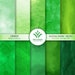 Green Watercolor Digital Paper Clip Art. Set of 10 JPG Watercolor ...