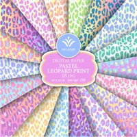Rose Gold Safari Digital Paper – Seamless Animal Print (JPEG Files) - Etsy