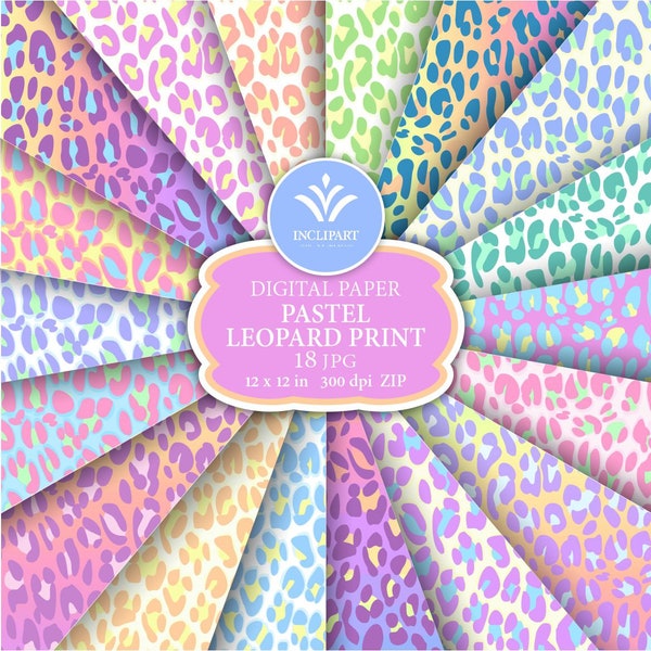 Pastel Leopard Print - Etsy