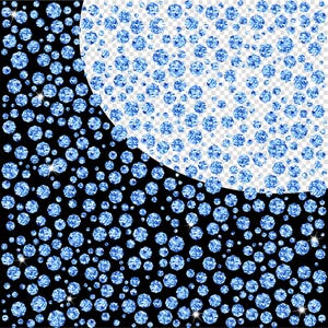 Blue Diamond Overlay Clipart PNG File Format. Blue Rhinestone Overlay ...